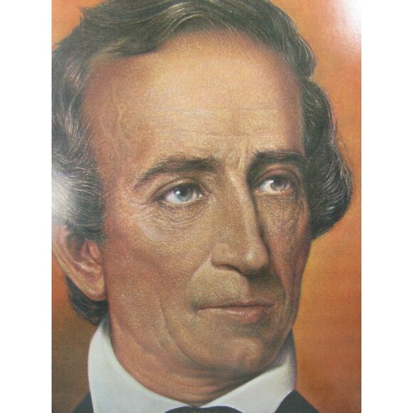 Art | Vintage President John Tyler Poster Sam J Patrick 52694 | Poshmark